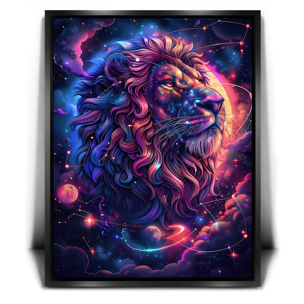 Astral Leo Lion – TheGOATWallArt