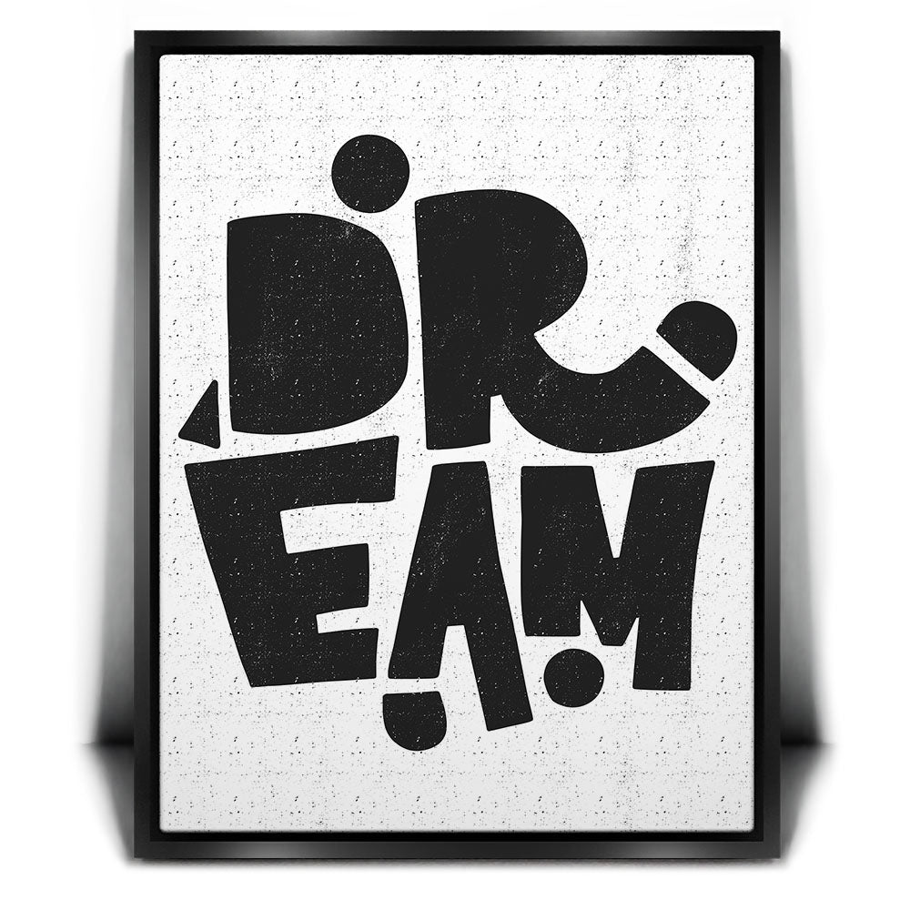 Dream - Black and White I – TheGOATWallArt