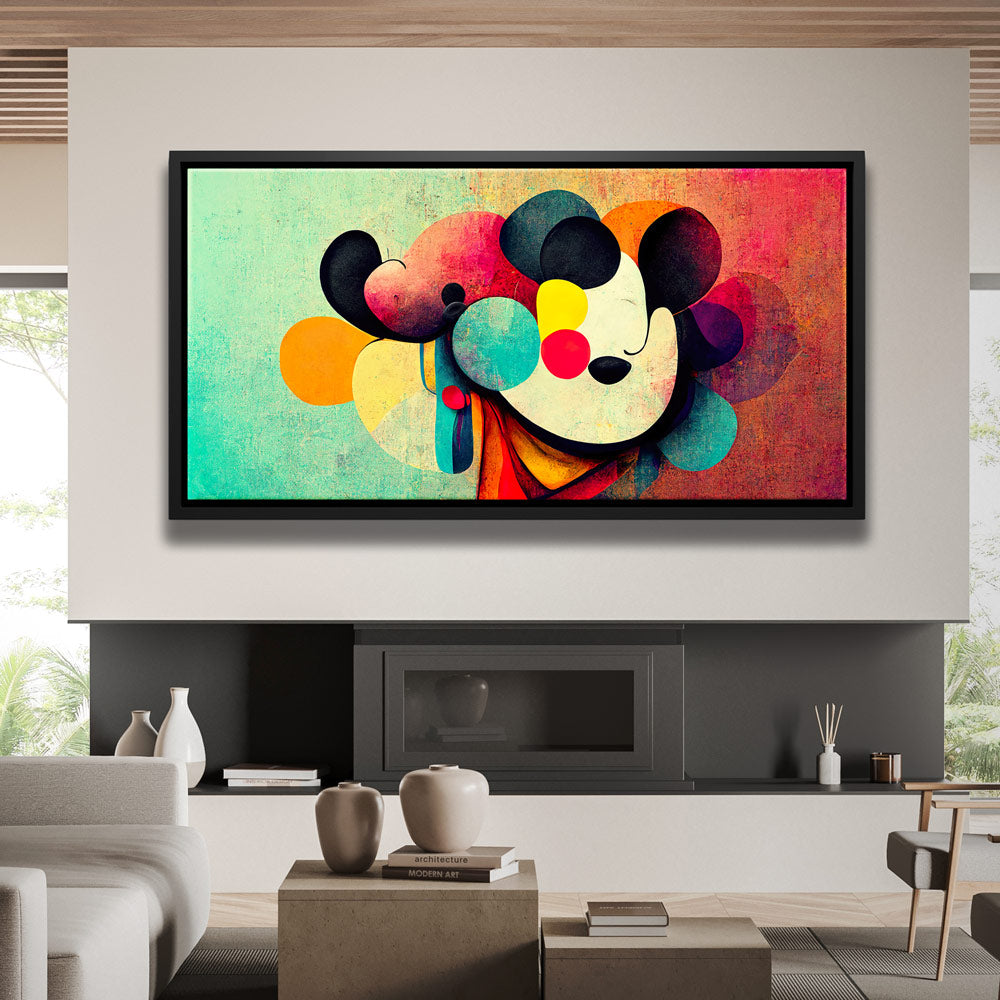 Abstract Mickey – TheGOATWallArt