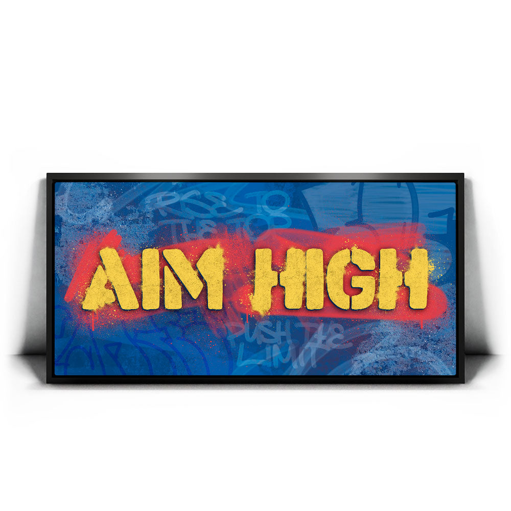 Aim High - Graffiti – TheGOATWallArt