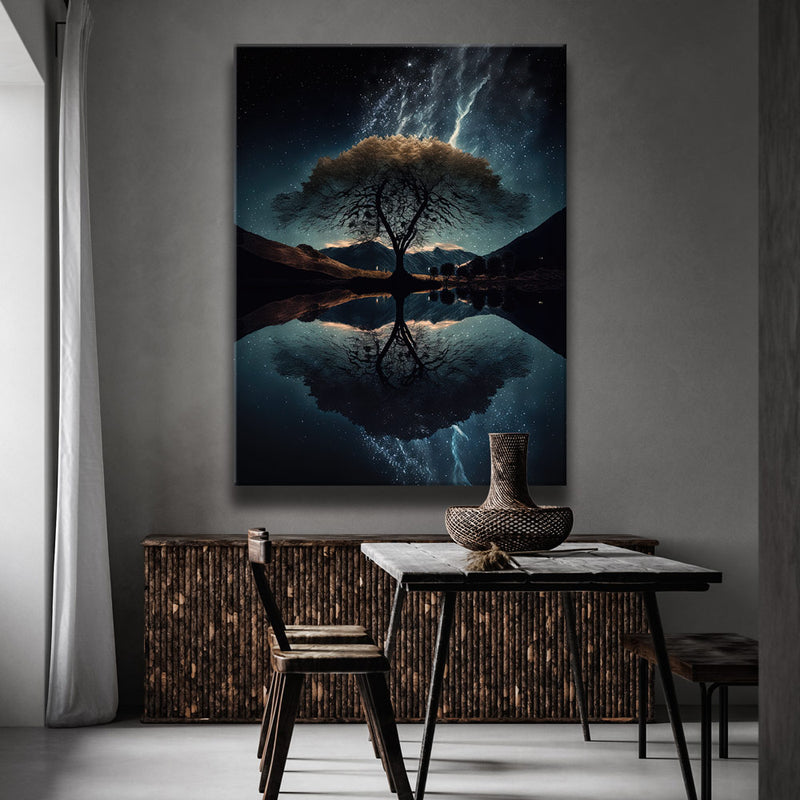 Astral Celtic Tree of Life | TheGOATWallArt