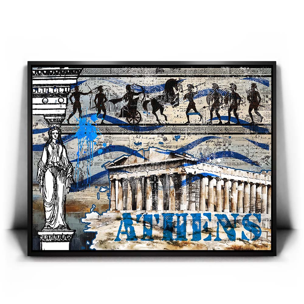 Athens Collage – TheGOATWallArt