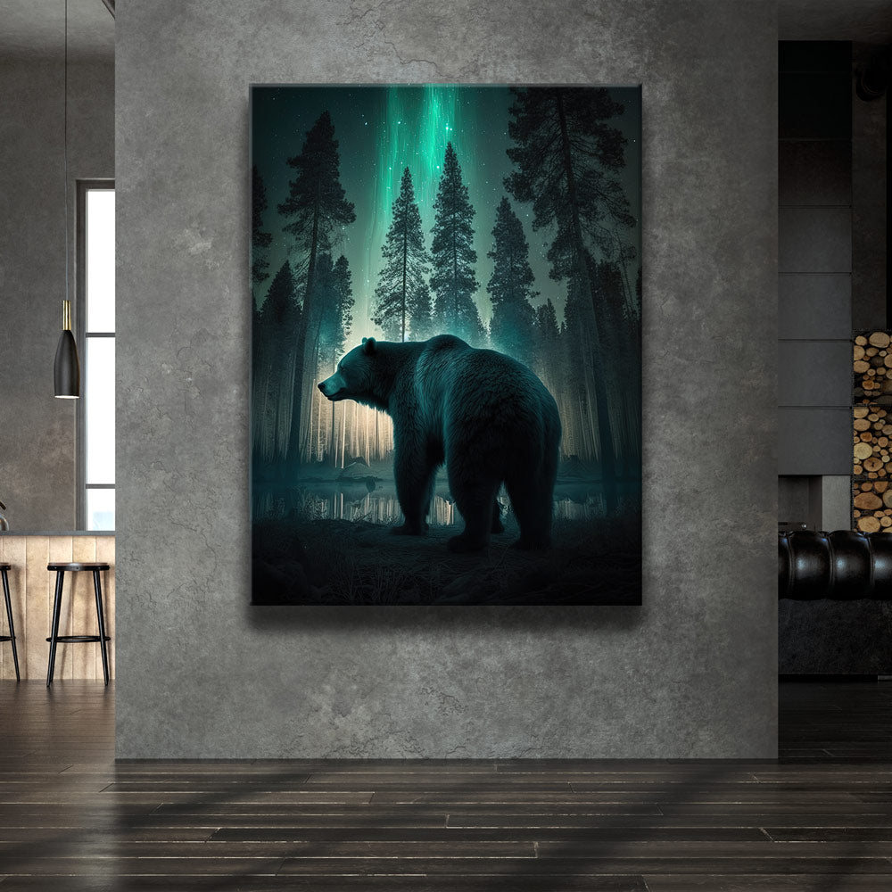 Aurora Bear | TheGOATWallArt