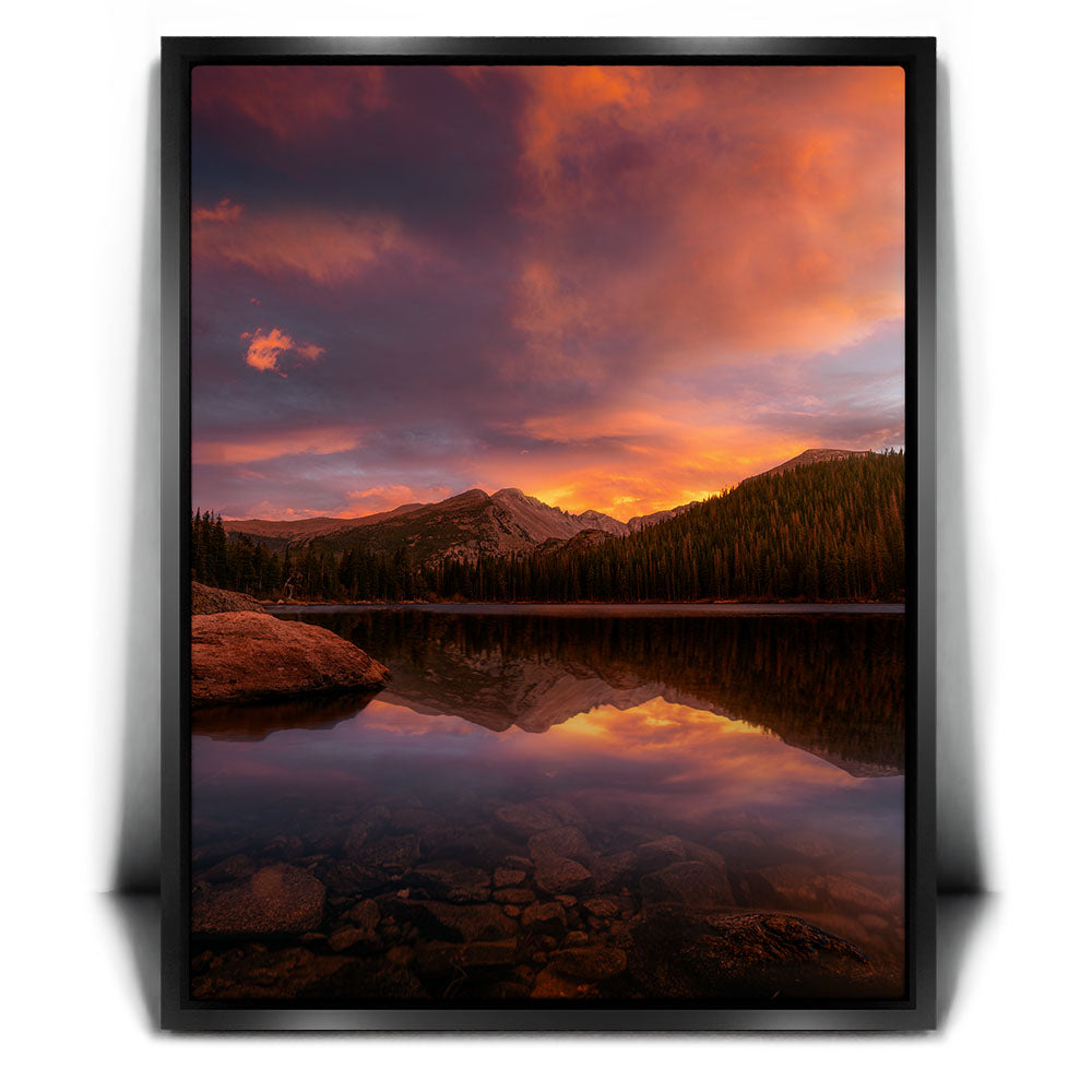 Bear Lake Sunset - Rocky Mountain National Park – TheGOATWallArt