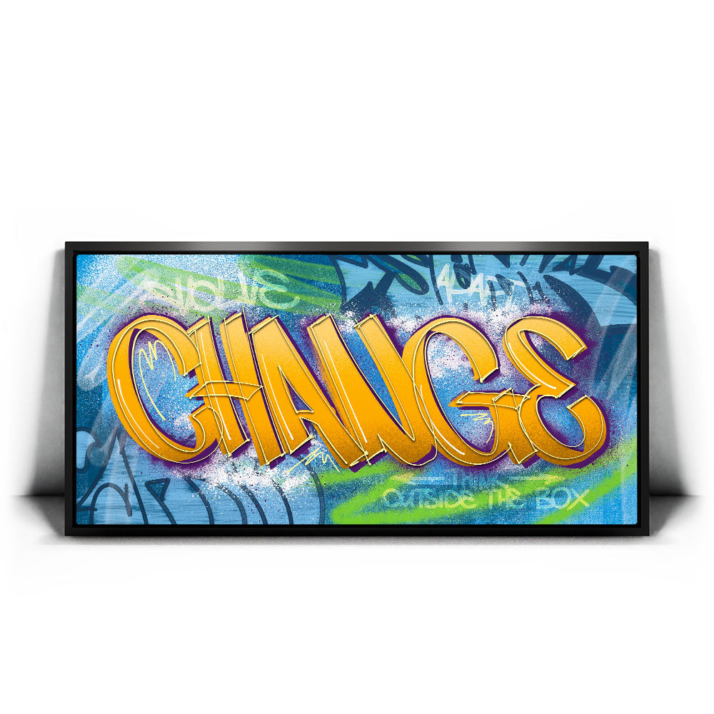 Change - Graffiti – TheGOATWallArt