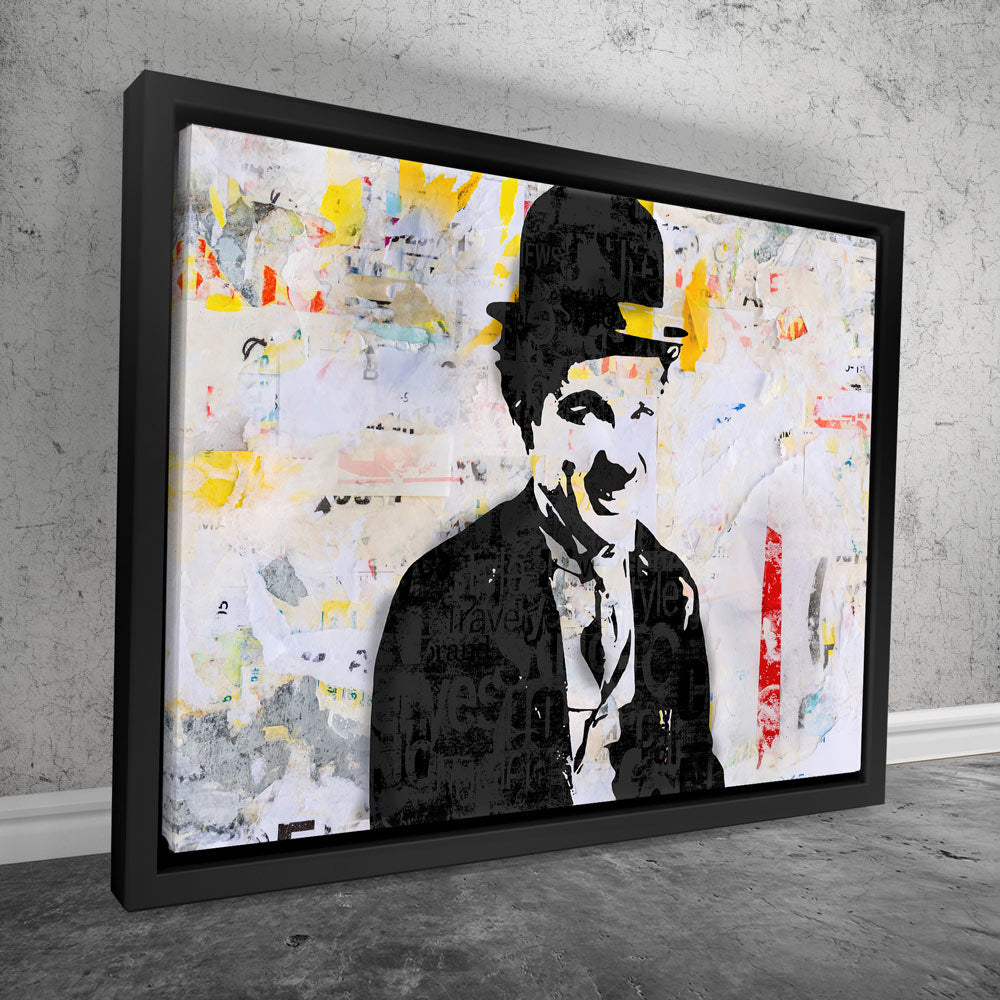 Charlie Chaplin Stencil II | TheGOATWallArt