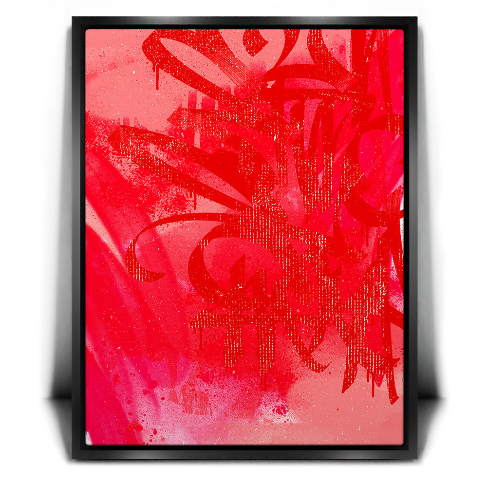 Crimson - Calligraphy – TheGOATWallArt