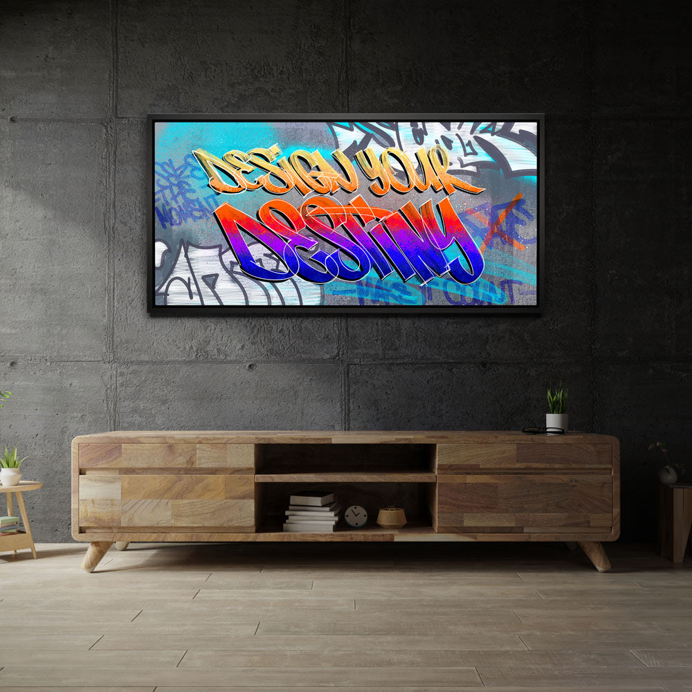 Design Your Destiny - Graffiti – TheGOATWallArt
