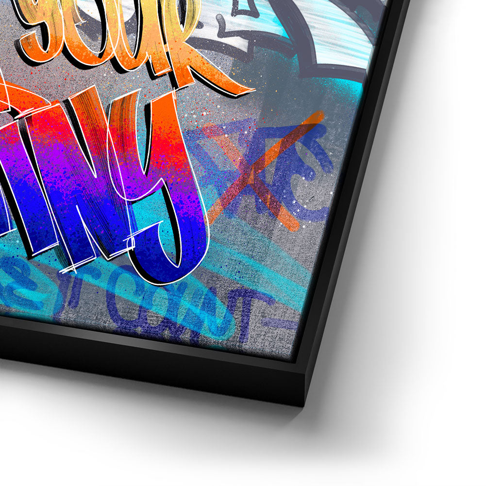 Design Your Destiny - Graffiti - TheGOATWallArt