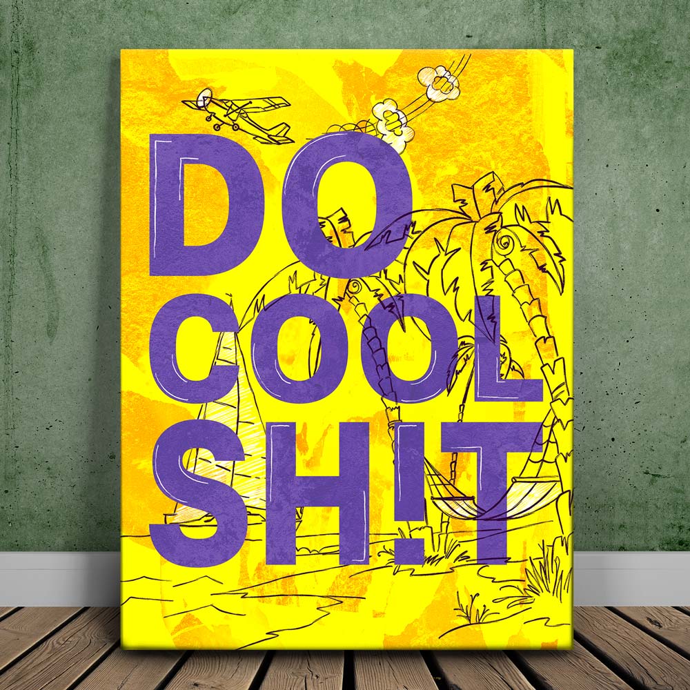 Do Cool Shit I - Sketch – TheGOATWallArt