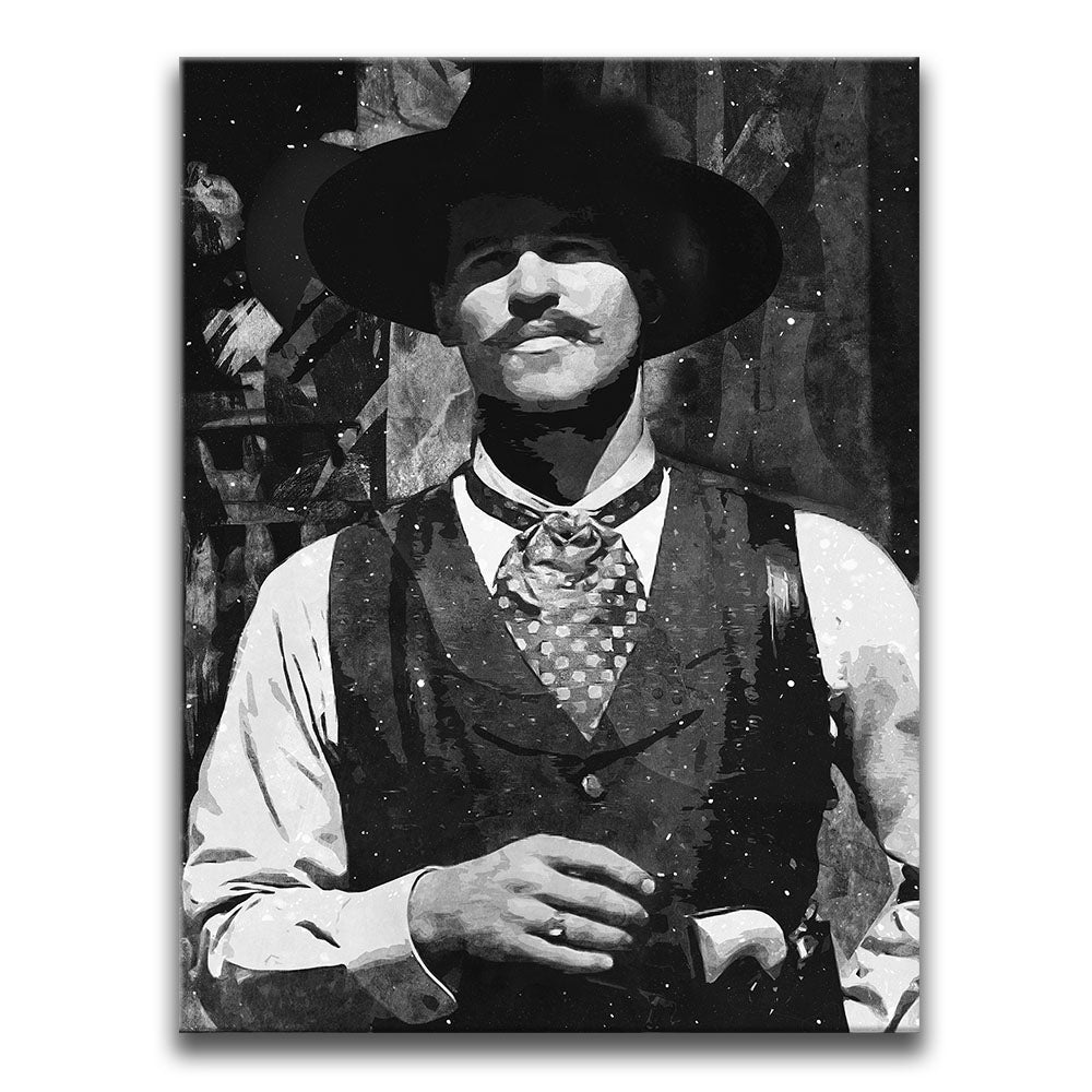 Doc Holiday Wall Art - B&W – TheGOATWallArt