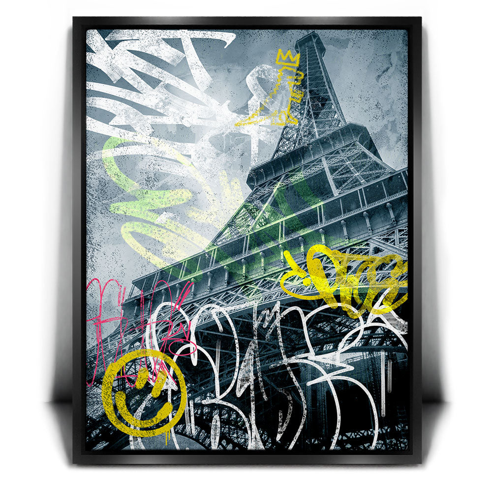 Eiffel Tower - Graffiti Street Art – TheGOATWallArt