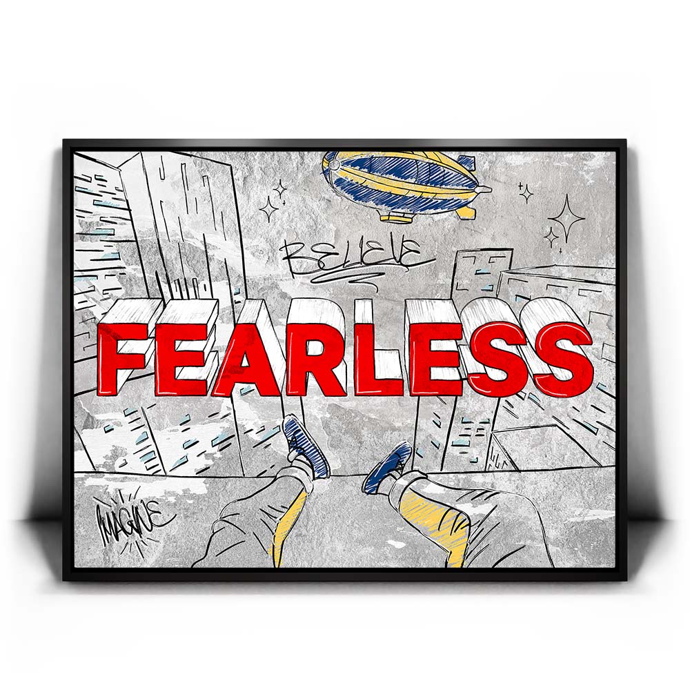 Fearless - Sketch I – TheGOATWallArt