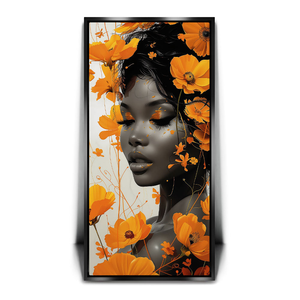Feminine Amber Glow – TheGOATWallArt