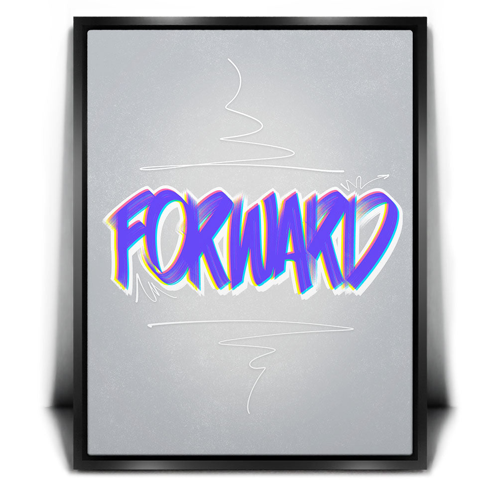 Forward - Light - Calligraphy III – TheGOATWallArt