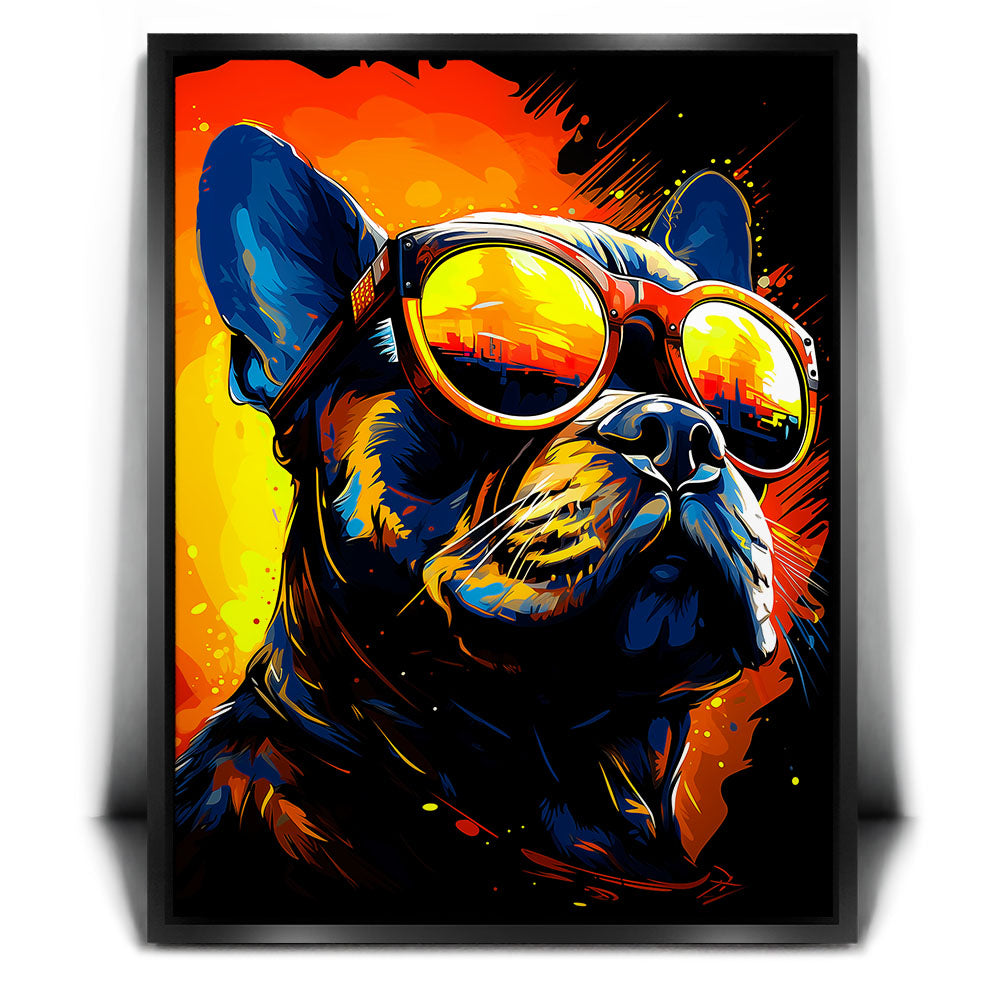 Frenchie Rockstar – TheGOATWallArt