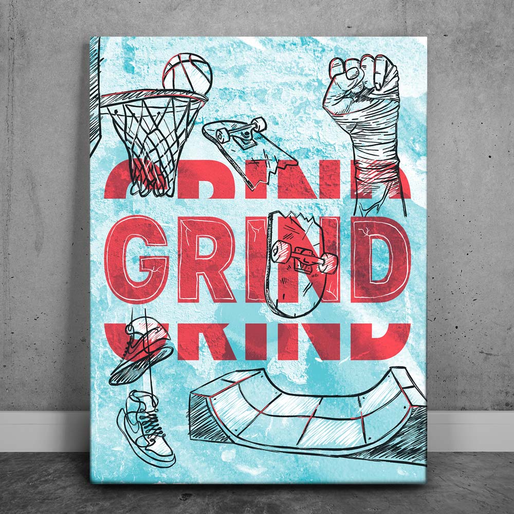 Grind - Sketch – TheGOATWallArt