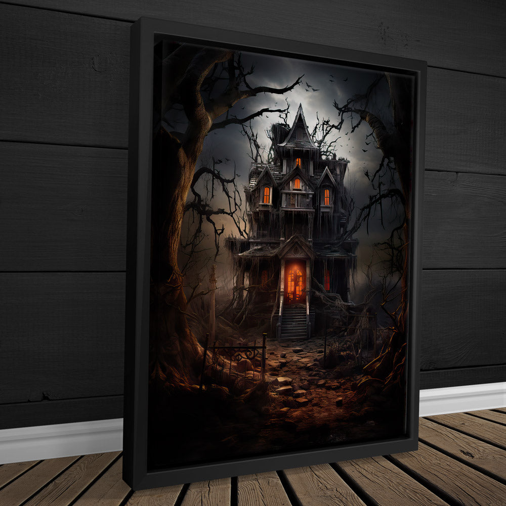 Haunted House | TheGOATWallArt
