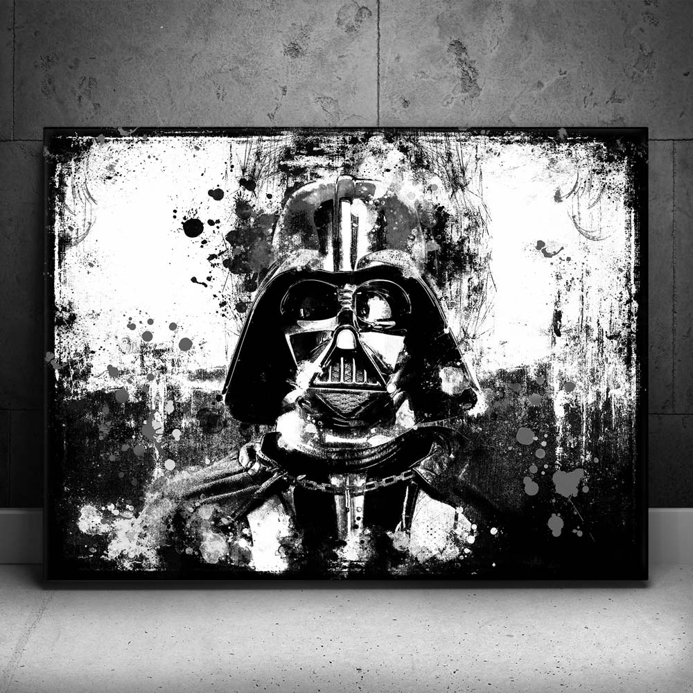 Join The Dark Side - Black & White – TheGOATWallArt