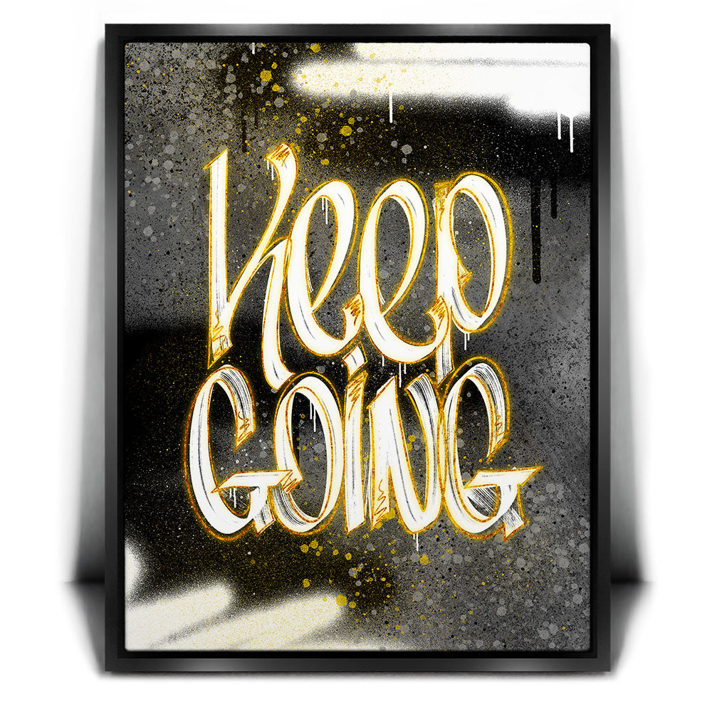 Keep Going - Calligraphy – TheGOATWallArt