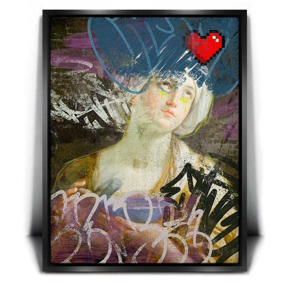 Lady With Heart – TheGOATWallArt