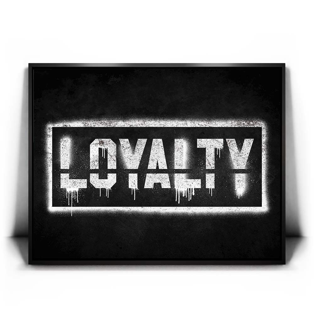 Loyalty Stencil - I – TheGOATWallArt