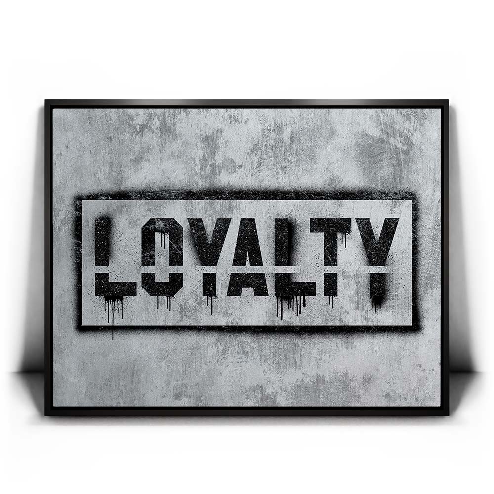 Loyalty Stencil - II – TheGOATWallArt