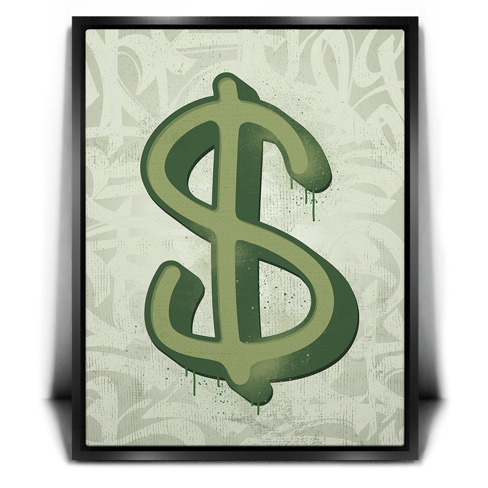 Money I - Calligraphy – TheGOATWallArt