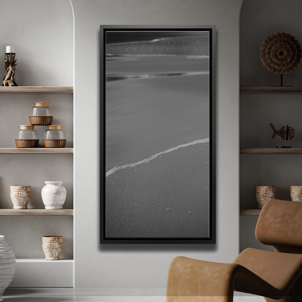 Ocean Lines - B&W – TheGOATWallArt