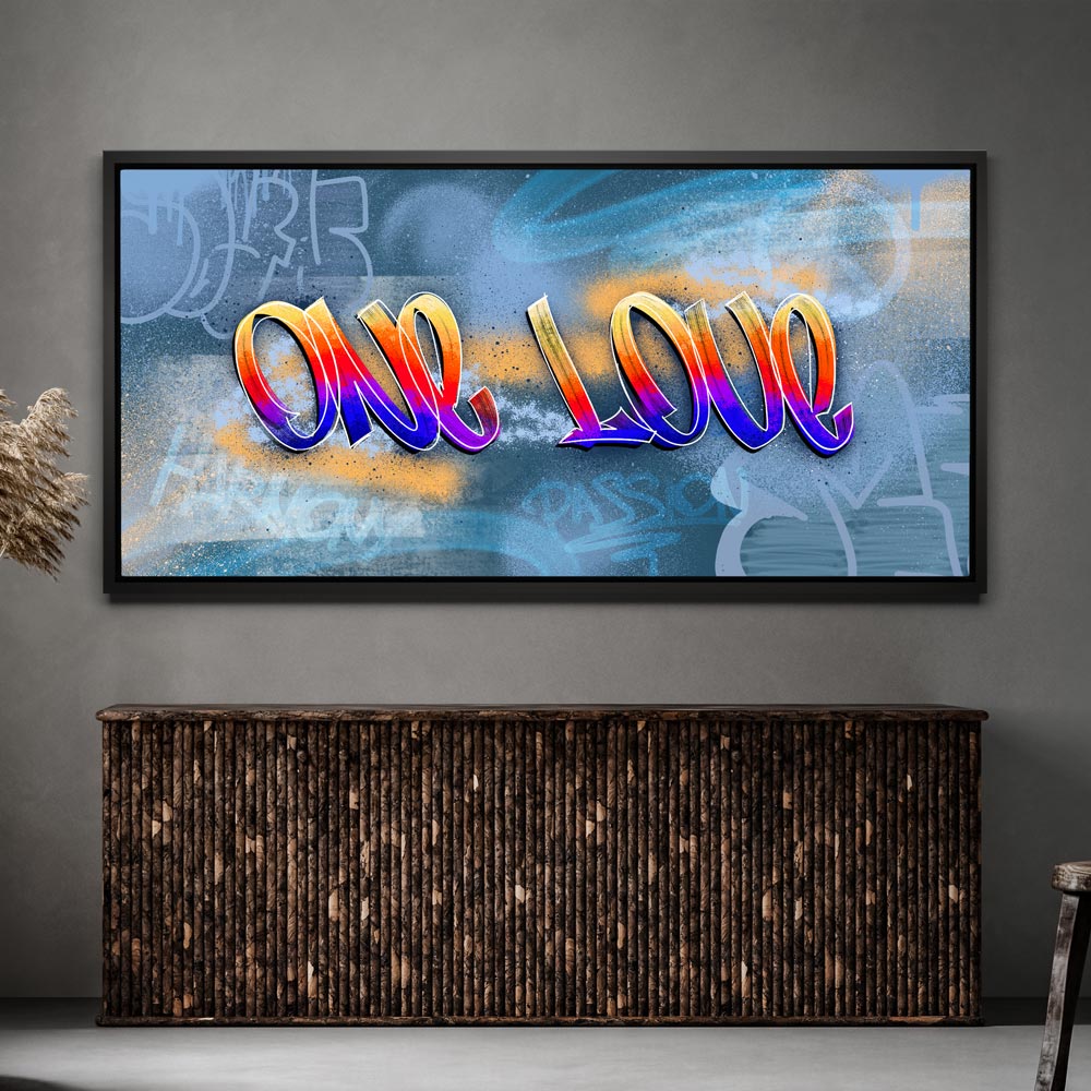 One Love - Graffiti – TheGOATWallArt