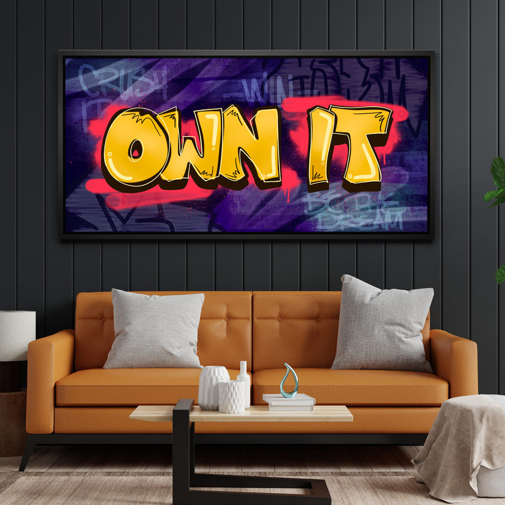 Own It - Graffiti – TheGOATWallArt