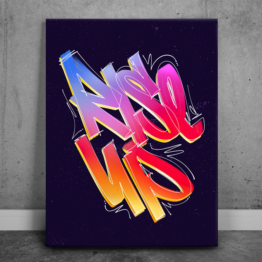 Rise Up - Calligraphy – TheGOATWallArt
