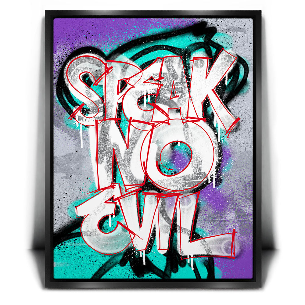 Speak No Evil - Graffiti – TheGOATWallArt