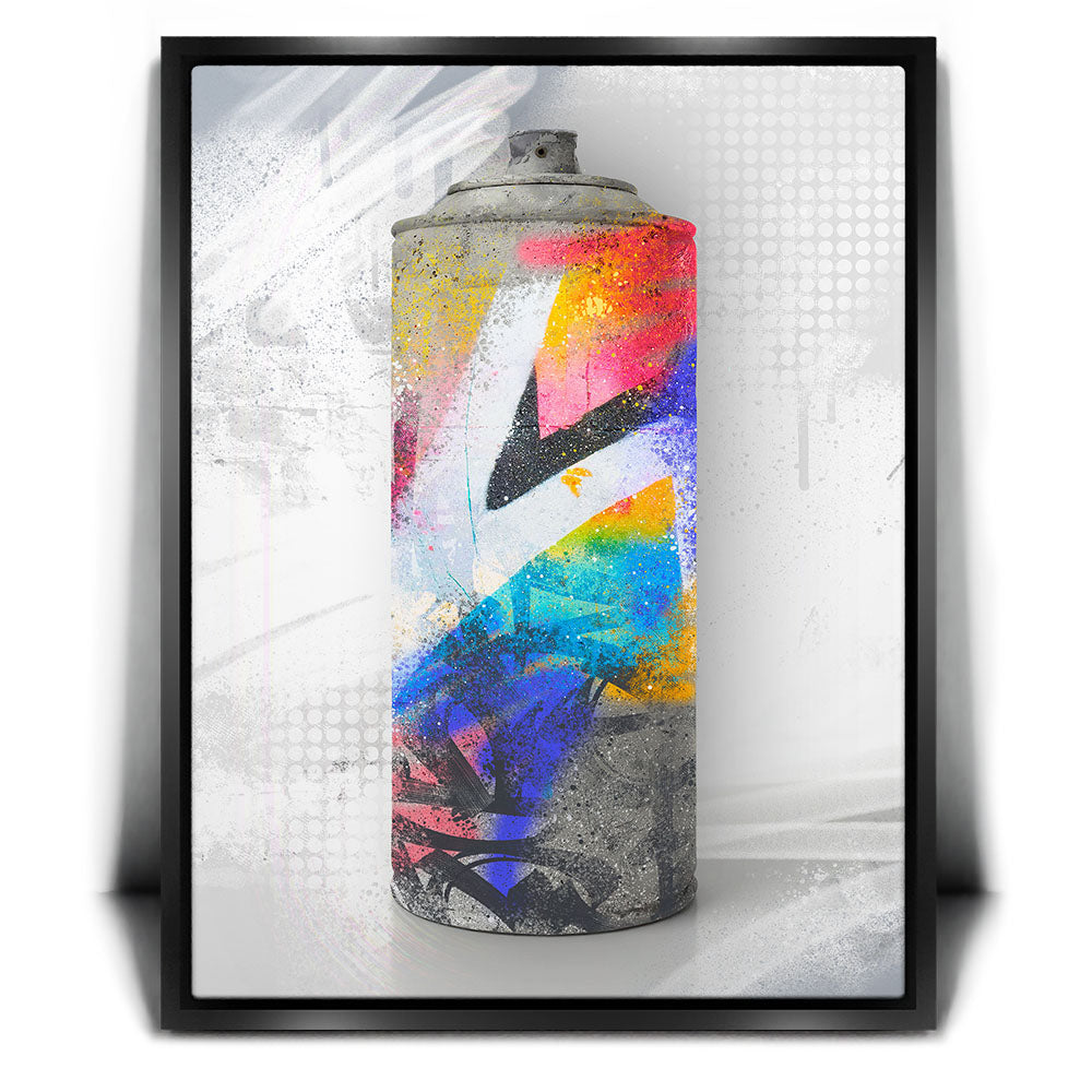 Sprayed Spray Paint Can – TheGOATWallArt