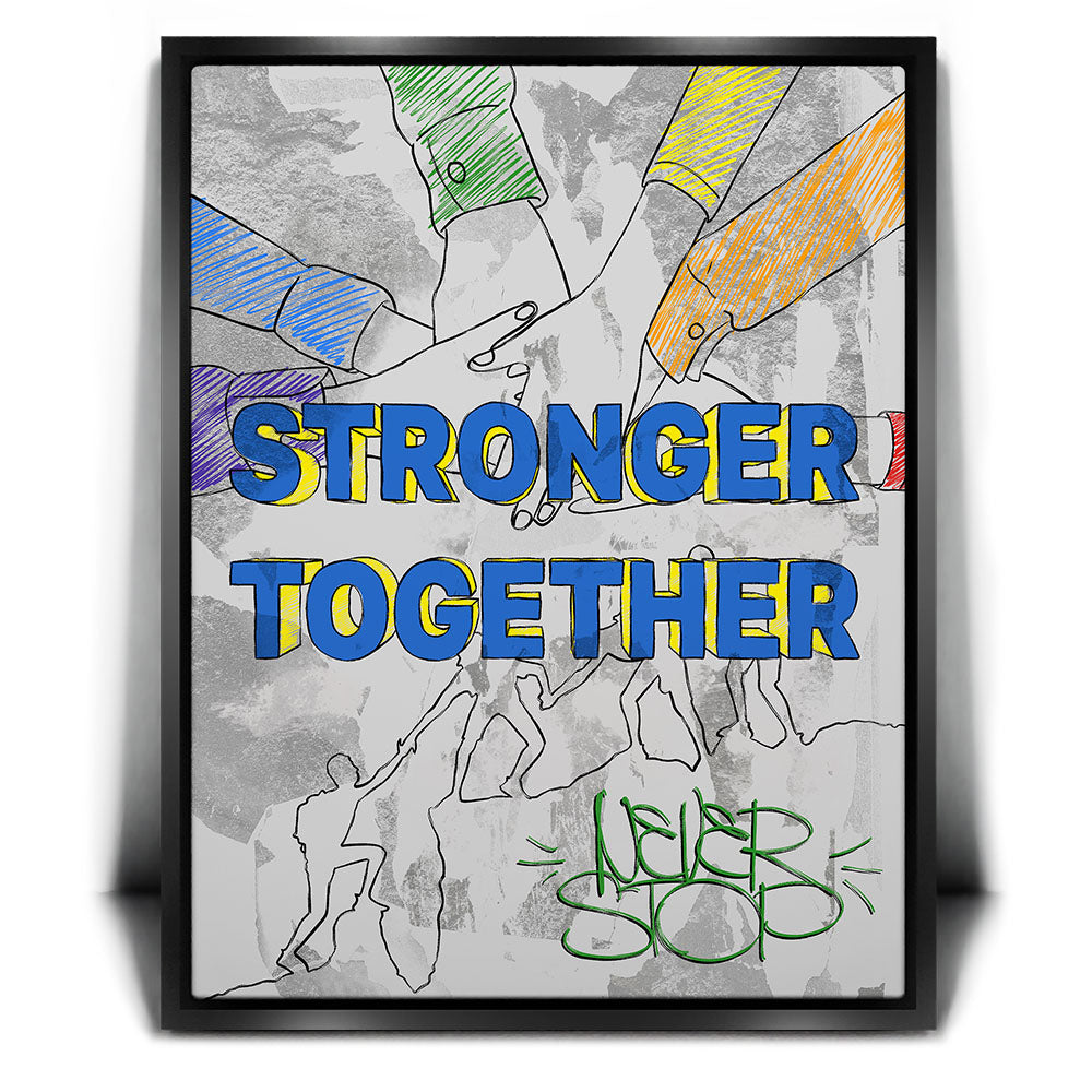 Stronger Together - Sketch – TheGOATWallArt