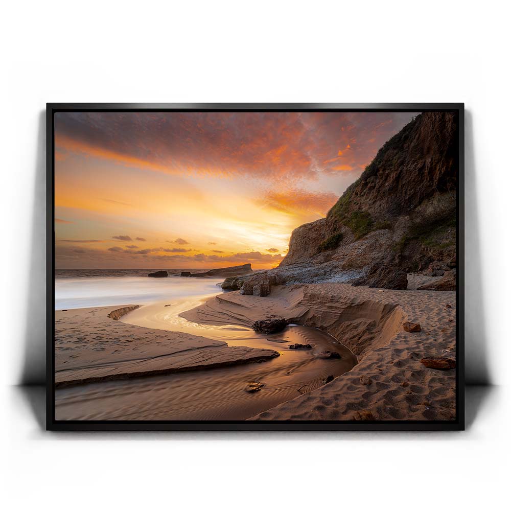 Sunset Curves - Panther Beach, Santa Cruz, CA – TheGOATWallArt