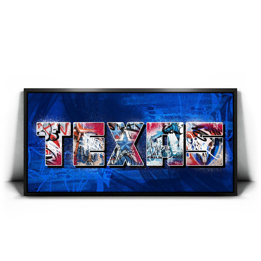 Texas Sign - Graffiti – TheGOATWallArt
