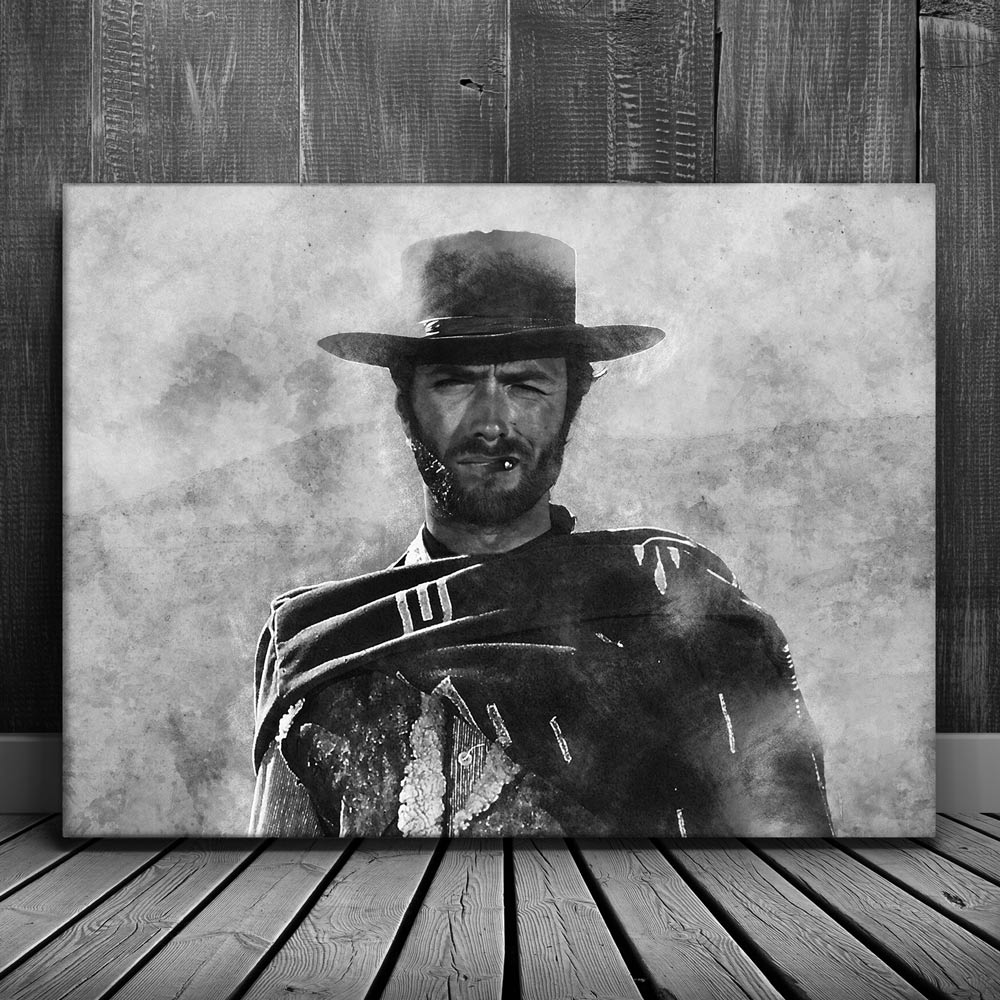 The Good, The Bad and The Ugly Canvas Set - B & W – TheGOATWallArt