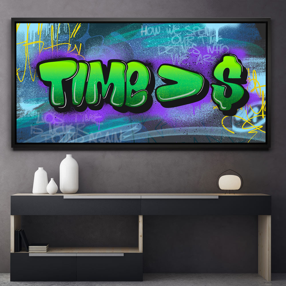 Time Is Priceless - Graffiti – TheGOATWallArt