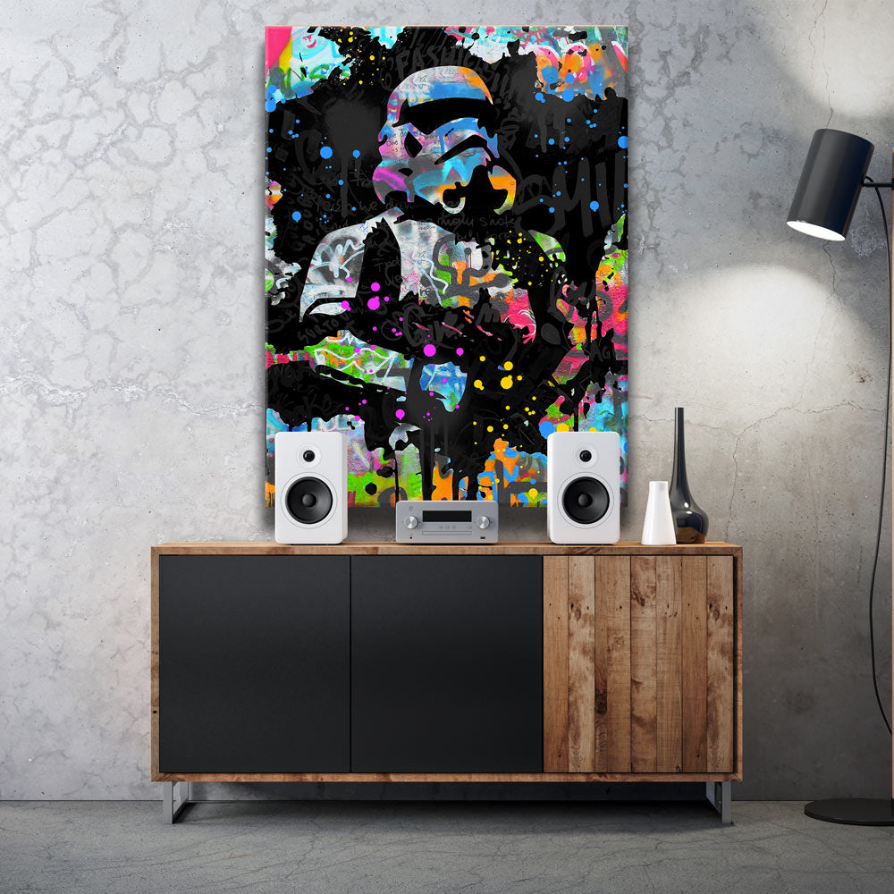 Trooper - Drip Graffiti - TheGOATWallArt