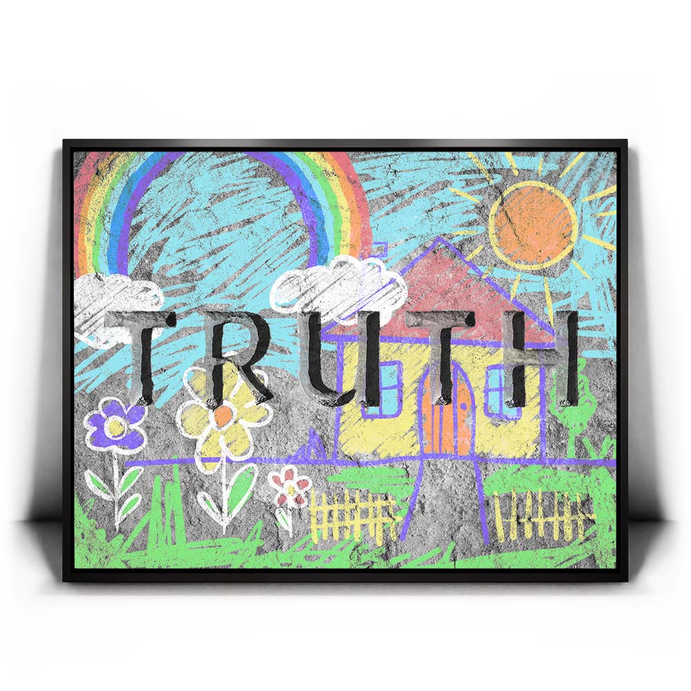 Truth Stone - Sidewalk Chalk – TheGOATWallArt