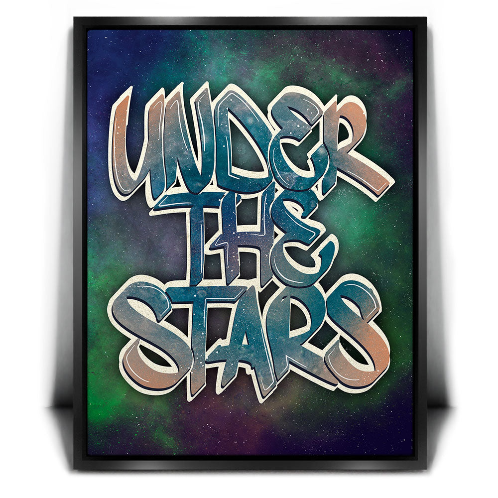 Under The Stars II - Calligraphy – TheGOATWallArt