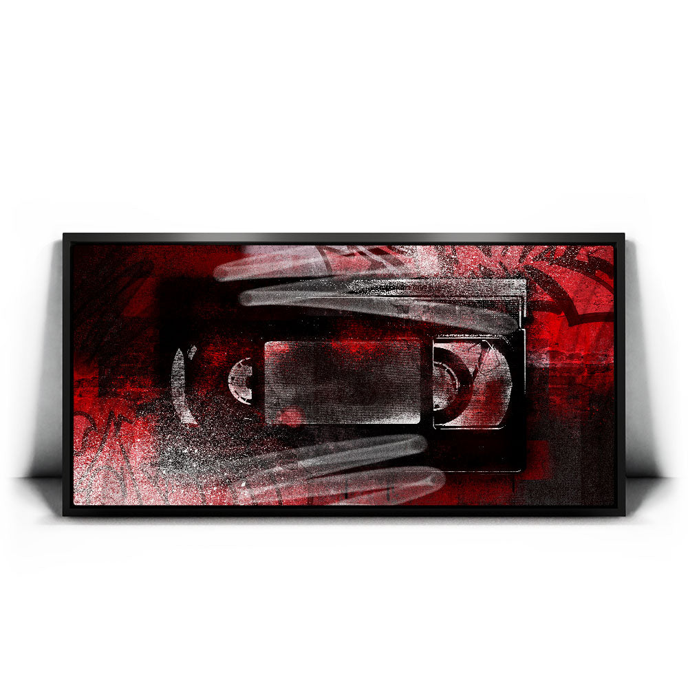 VHS - Retro Graffiti - Red – TheGOATWallArt