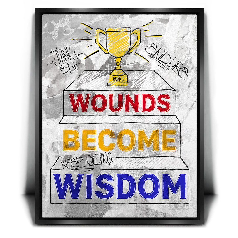 Wounds Become Wisdom - Sketch – TheGOATWallArt