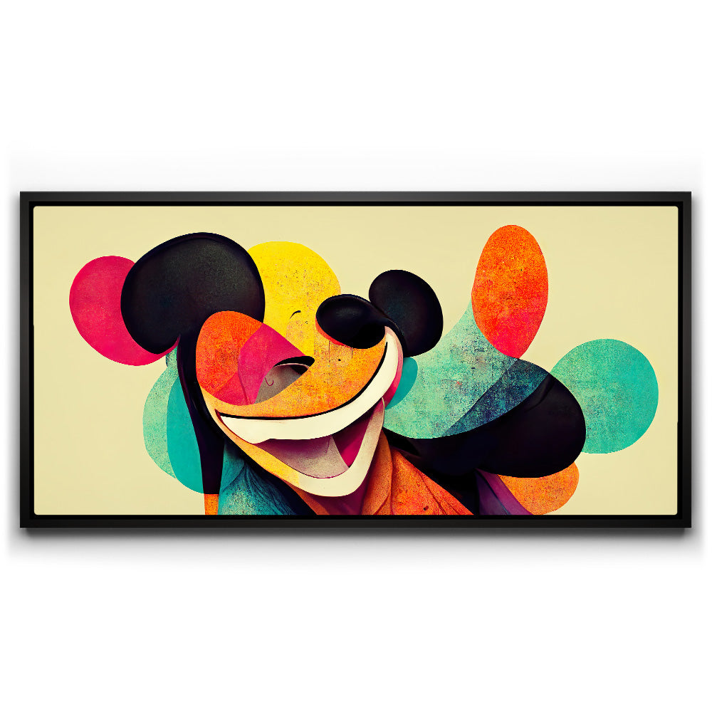 Abstract Goofy | TheGOATWallArt