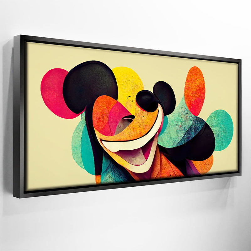 Abstract Goofy | TheGOATWallArt