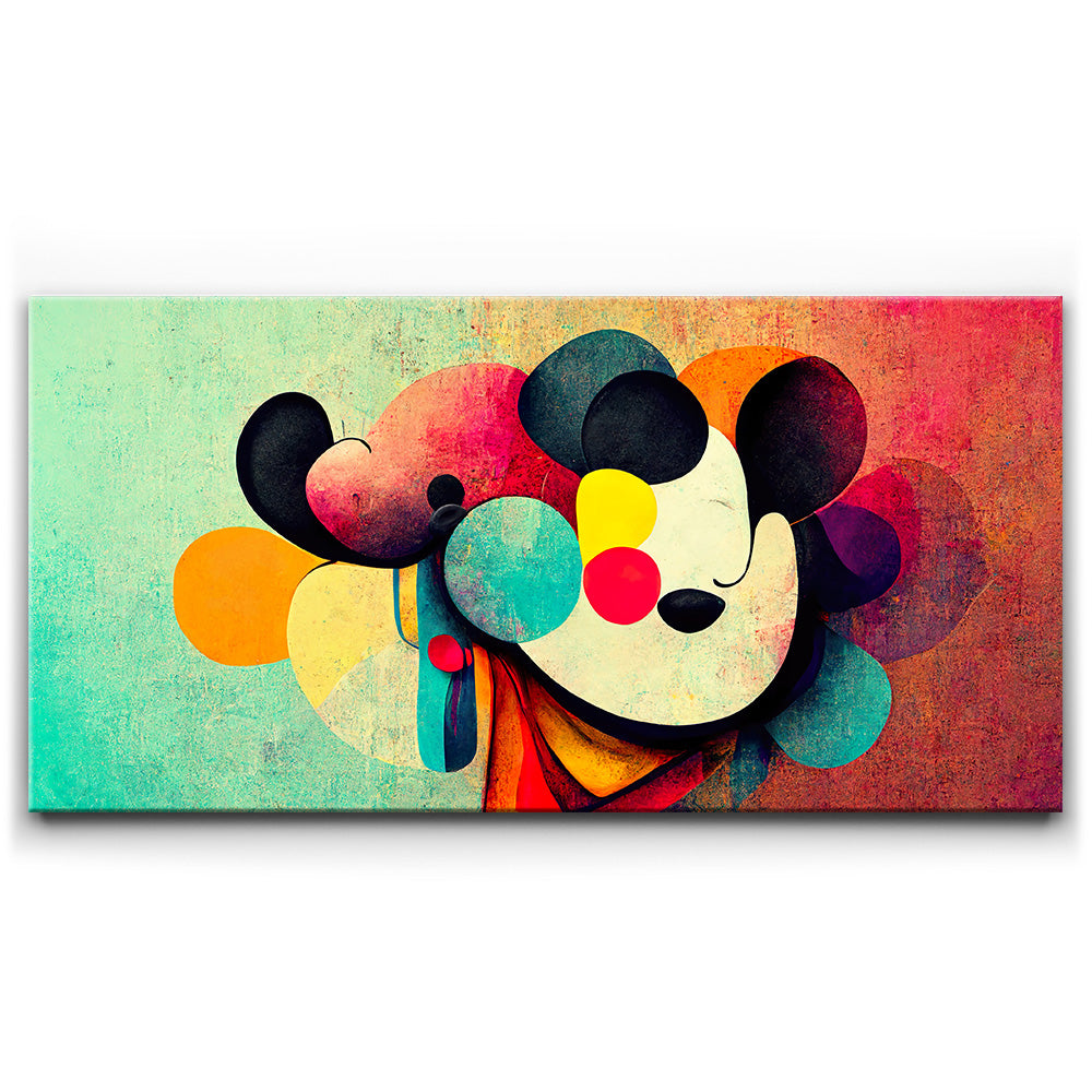 Abstract Mickey | TheGOATWallArt