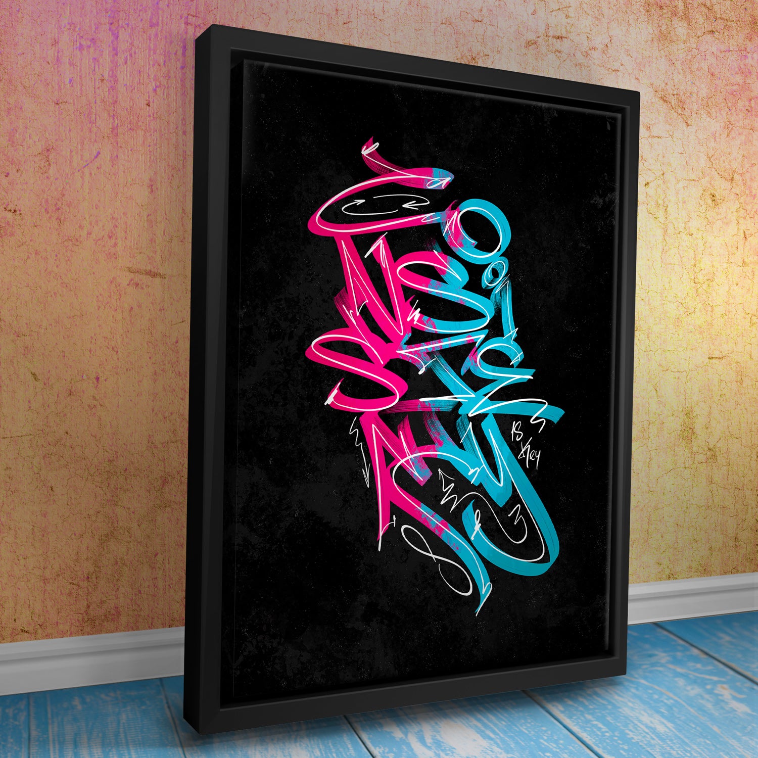 Consistency Is Key - Calligraphy | TheGOATWallArt