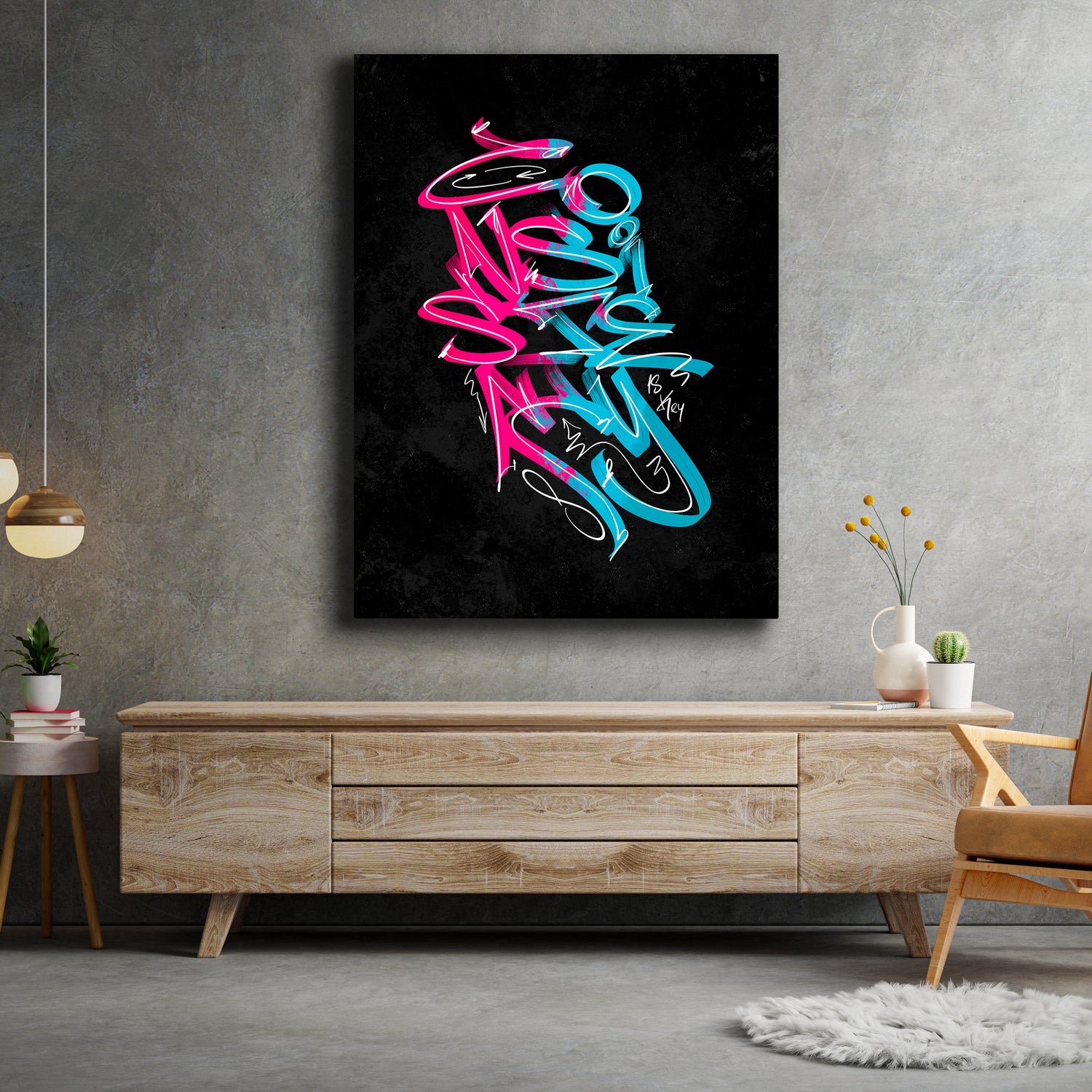 Consistency Is Key - Calligraphy | TheGOATWallArt