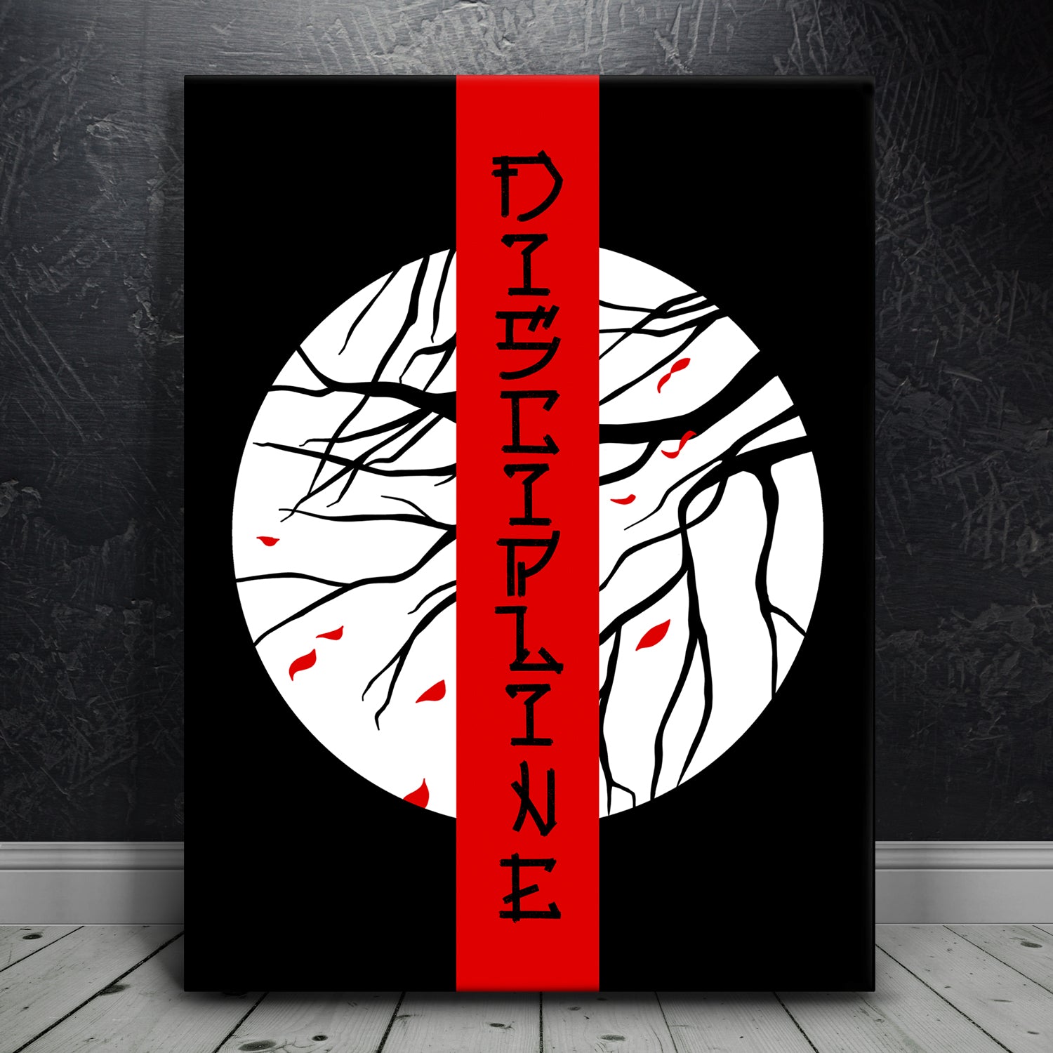 Discipline Sakura Tree - Red – TheGOATWallArt